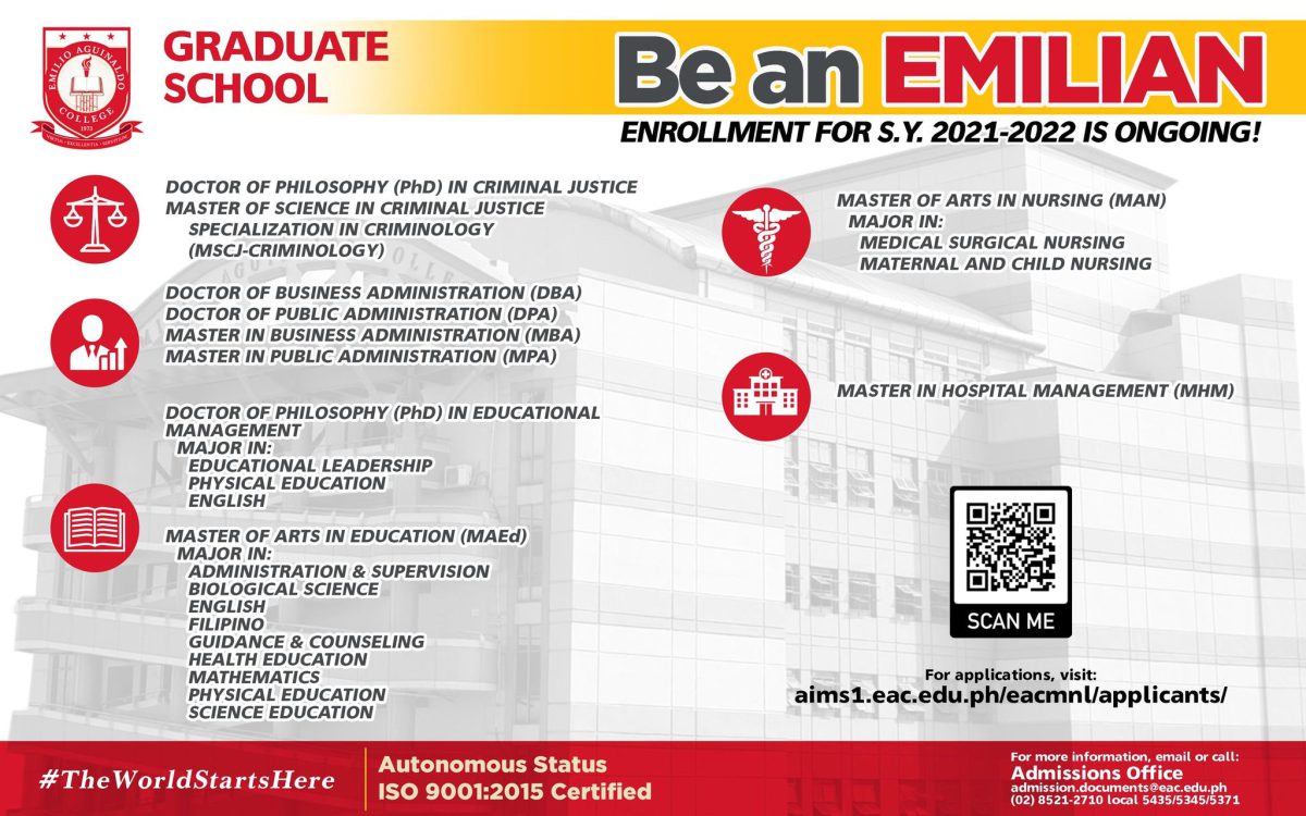 Graduate School – Emilio Aguinaldo College
